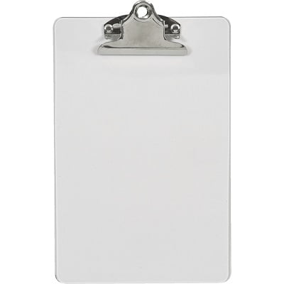 Clipboard-Plastic 6" X 9" Clear - Walmart.ca