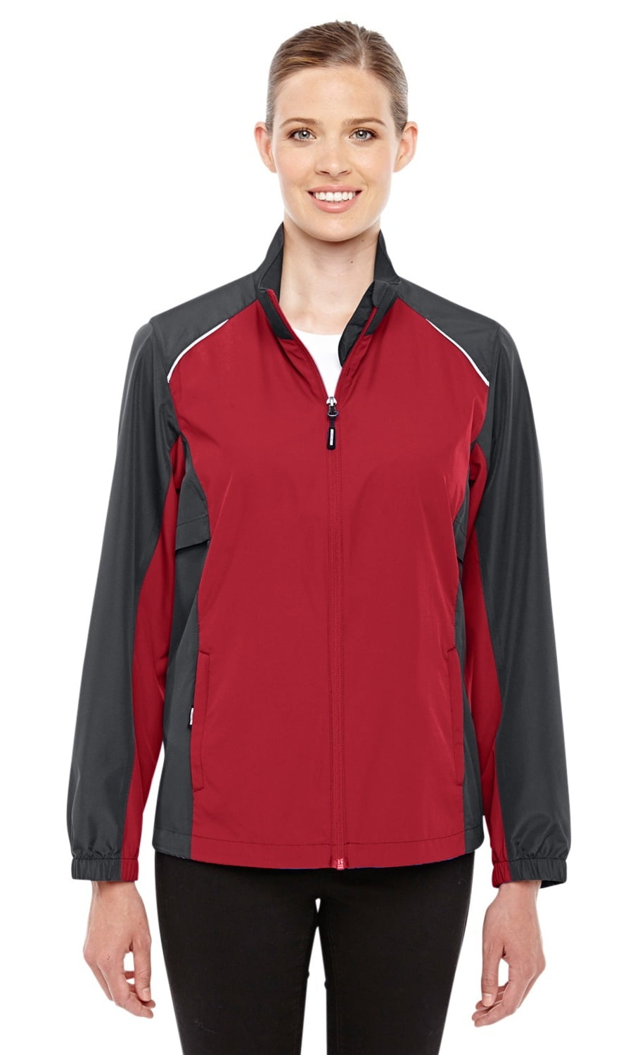 Core 365 78223 Ladies Stratus Colorblock Lightweight Jacket - Cl Red ...