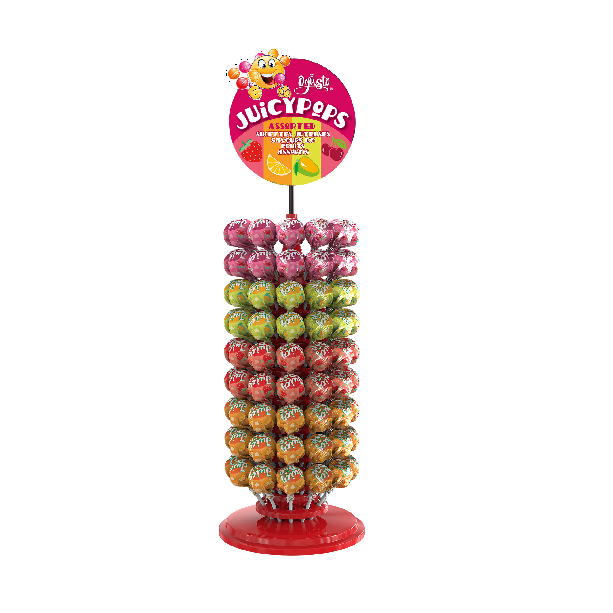 Click here for Ogusto Juicy Lollipop (Stand) 10g*108 prices