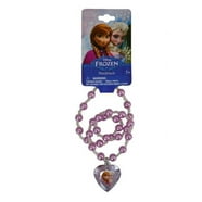 Disney Frozen Girls' Silver Plated Anna Pendant Necklace, 18" Chain ...