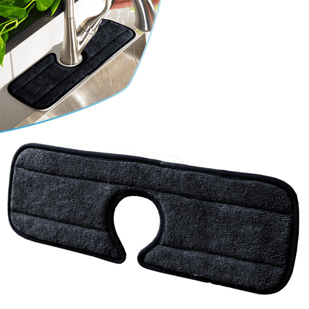 backsplash guard kitchen faucet splash catcher absorbent mat ...