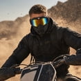 Detachable Full Face Goggle Mask,Riding and Cutting, Anti-UV, Dust, Fog ...
