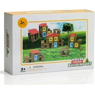 Mini bricks construction set Tower 420 pcs. Glue included. White ...