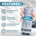 Rust Converter - 2 x 17 Fl Oz| Matte Black | Effective Rust Converter ...