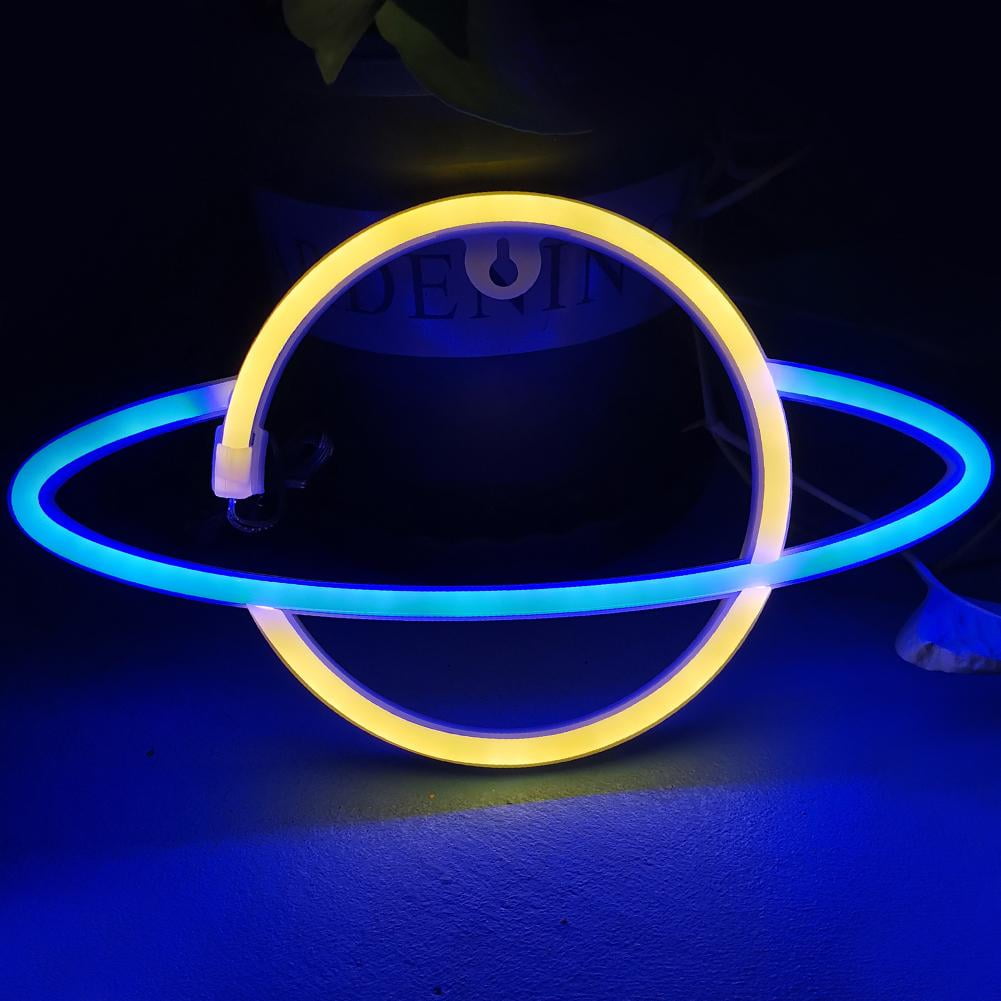 Coloody Planet Neon Lights LED Neon Light Sign Neon Wall Light Battery ...