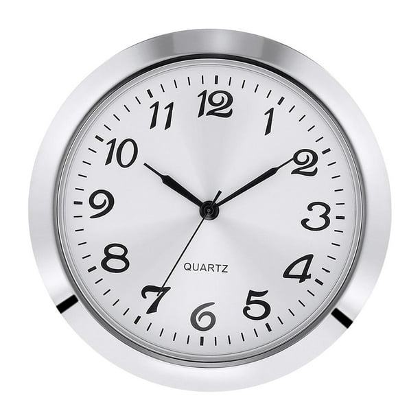 Clock Fit up Insert with Numeral Easy Installation Mini Clock Insert ...