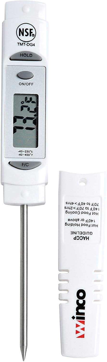 Winco 6-Inch Digital Thermometer with 3-1/8-Inch Probe - Walmart.com