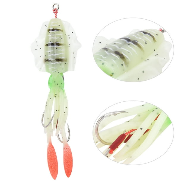 Soft Luminous PVC Squid Fishing Lure, Octopus Fishing Lure, Outdoor Fun ...