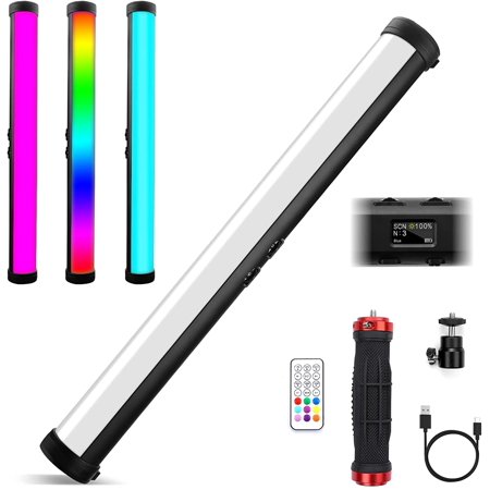 RGB Led Video Light Stick Wand, 2600-12000K Portable Studio Photography ...