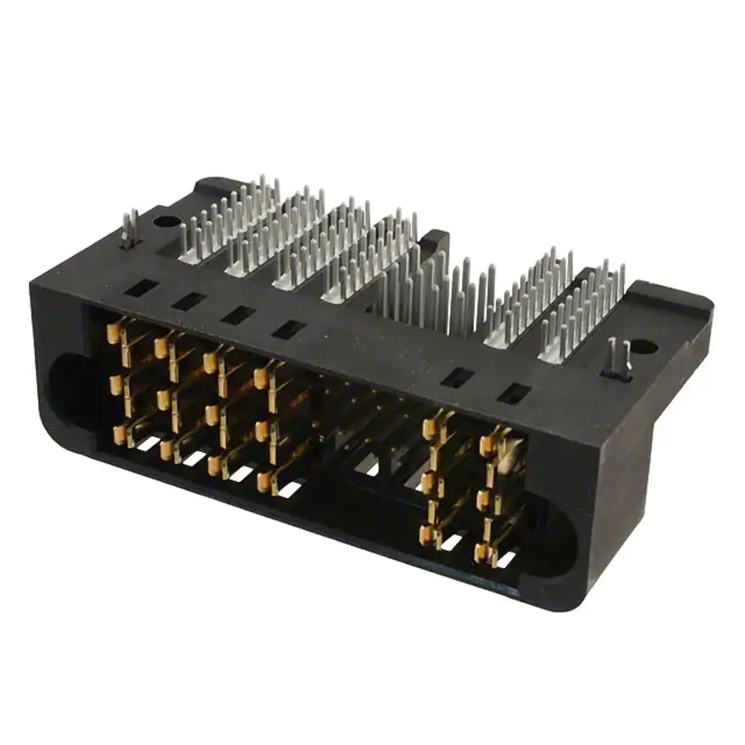 10074864-003LF Connector Header, 22 Position Male Pins and Blades Through Hole, Right Angle ...