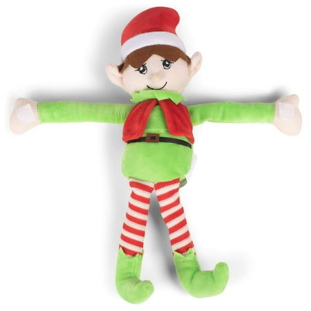 Roman 133772 christmas Elf with Nice Naughty Stickers 10.25 inch ...