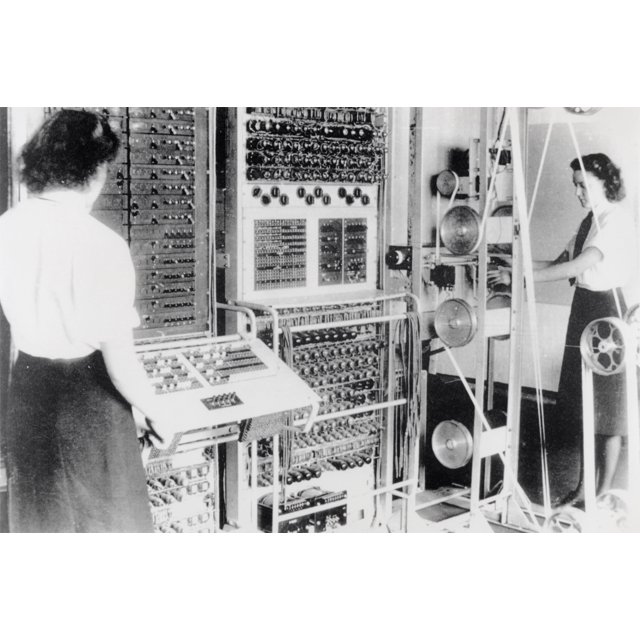 24x36 gallery poster, Colossus Mark 2 codebreaking mainframe computer ...