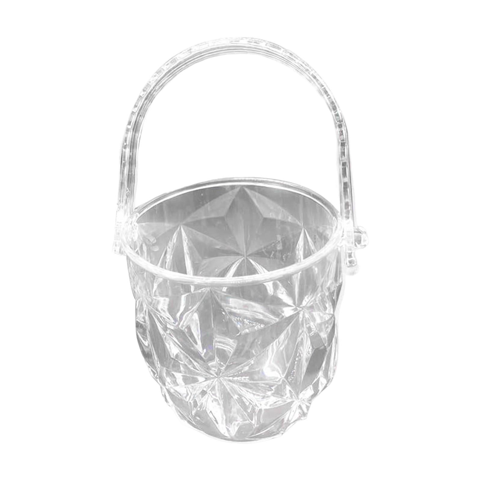ABS Ice Bucket Beverage Tub with Handle Container for Freezer Cocktail ...