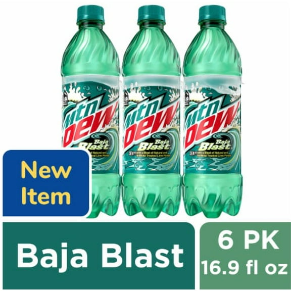 Mountain Dew AMP Energy Drink, Bold Citrus Flavor, 142mg Caffeine, 16 ...