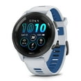 Garmin Forerunner 265 GPS Running Watch, Whitestone/Tidal Blue with HD ...