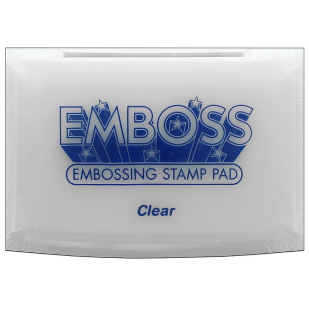 Emboss Embossing Ink Pad Clear - Walmart.com