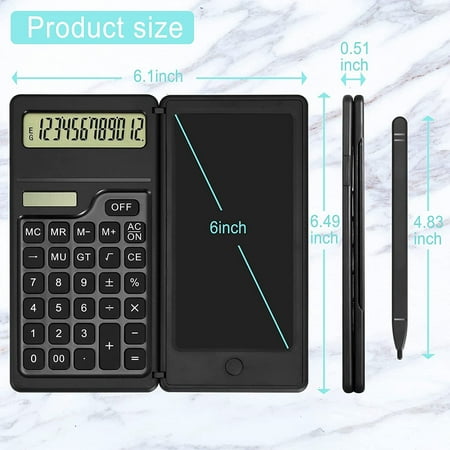 Calculators,12-Digit Standard Function Desktop Calculators with Writing ...