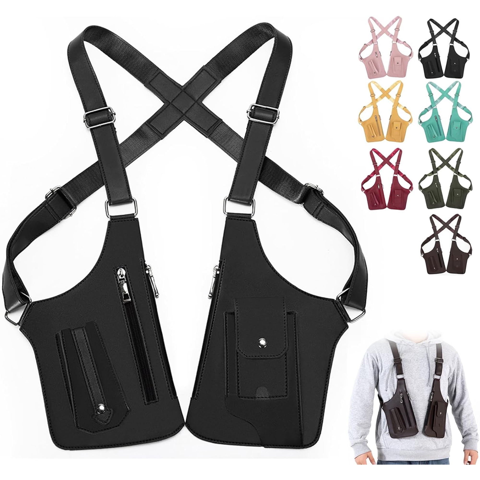 Click here for Nobrand Premium Leather Adjustable Underarm Should... prices