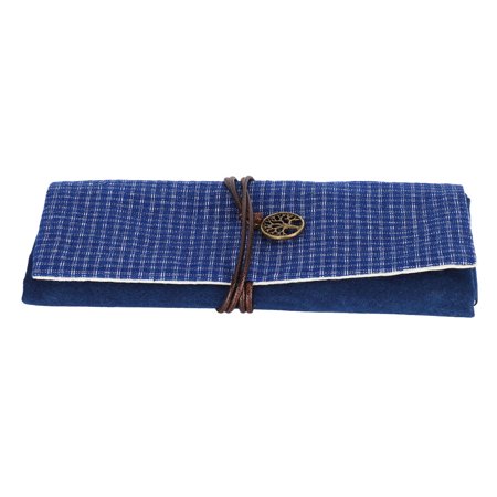 Pencil Case, Pencil Roll Case, Closed Edges Calligrapher Kid Reed Blue ...