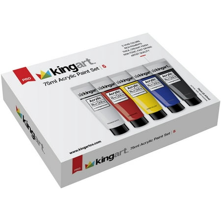75Ml Paint Set 5/Pkg-Basic Acrylics | Walmart Canada