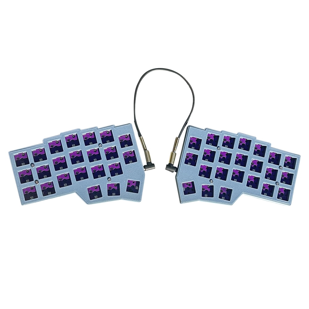Teclado Ergonomía Dividida Swap Caliente Qmk/vial (sin Eje Teclado ...