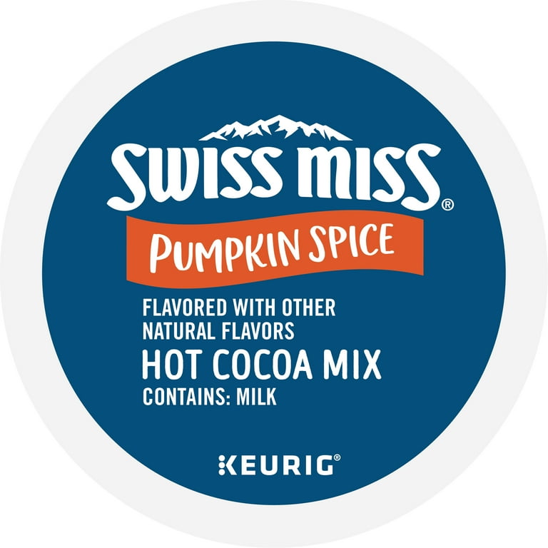 Swiss Miss Pumpkin Spice Hot Cocoa 22 K Cup Pods Premium Imported Cocoa Walmart