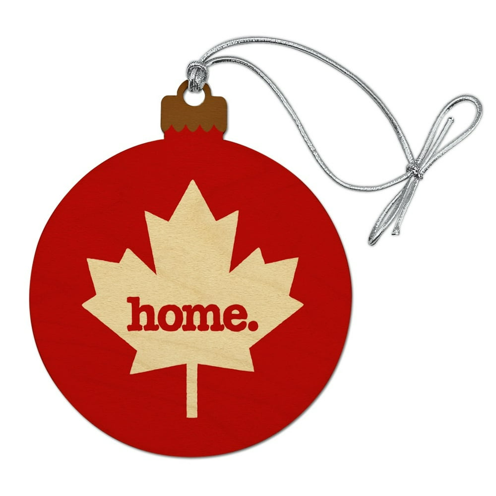 Canada Maple Leaf Home Country Solid Red Officially Licensed Wood ...