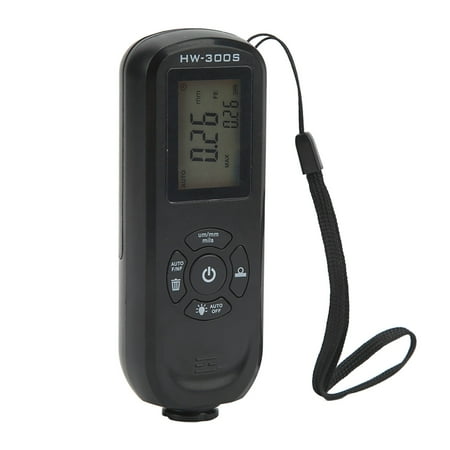 Paint Coating Thickness Gauge Meter, 4.72in Long Paint Depth Gauge 3 ...
