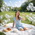 Clear Balloons 100 Pack, 12 Inch Round Latex Balloons, Helium ...