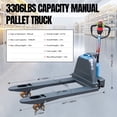 HPDAVV 3306 lbs Li-Ion Electric Pallet Jack, 48" Fork Electric Pallet ...