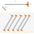 Tent Stakes Camping Stakes,AVOFOREST 7.1inch Non-Rust Metal Tent Pegs ...