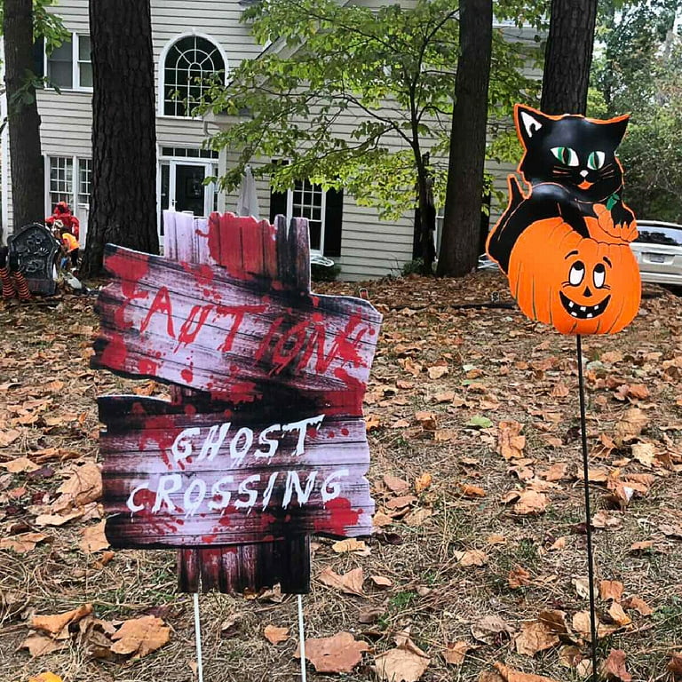 Halloween Beware Signs