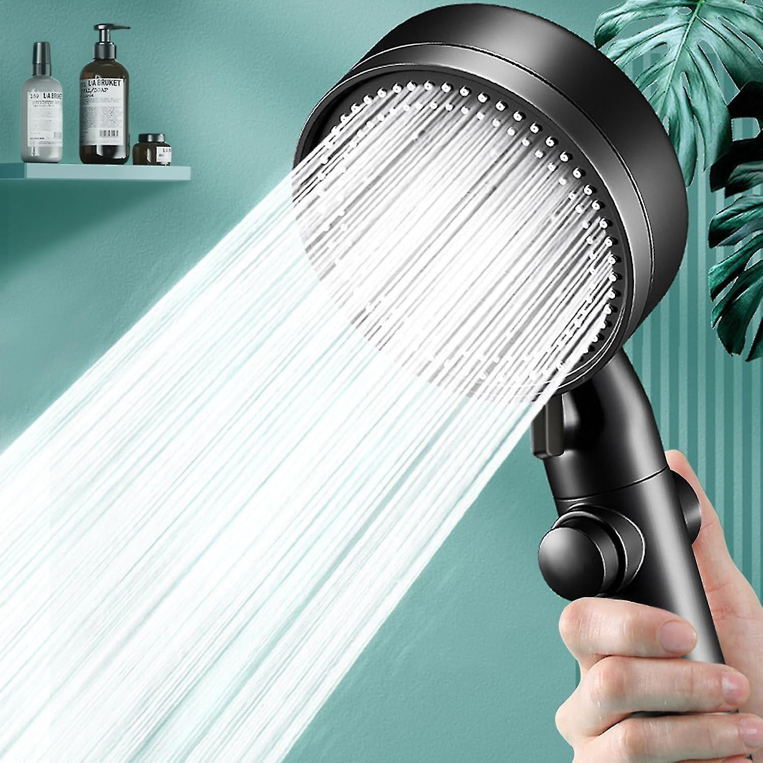 5 Functions Shower Head Shower Head With Handheld High Pressure-full ...