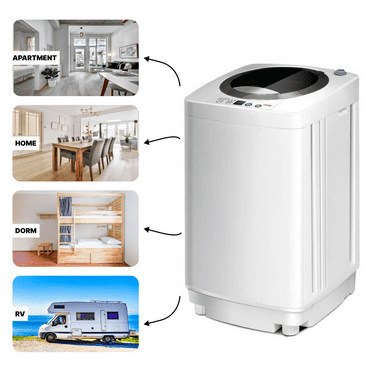 Costway 21 LBS Portable Compact Mini Twin Tub top loader Washing ...
