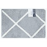 Mainstays Diamond Plush Grey Indoor 30" x 45" Accent Rug - Walmart.com