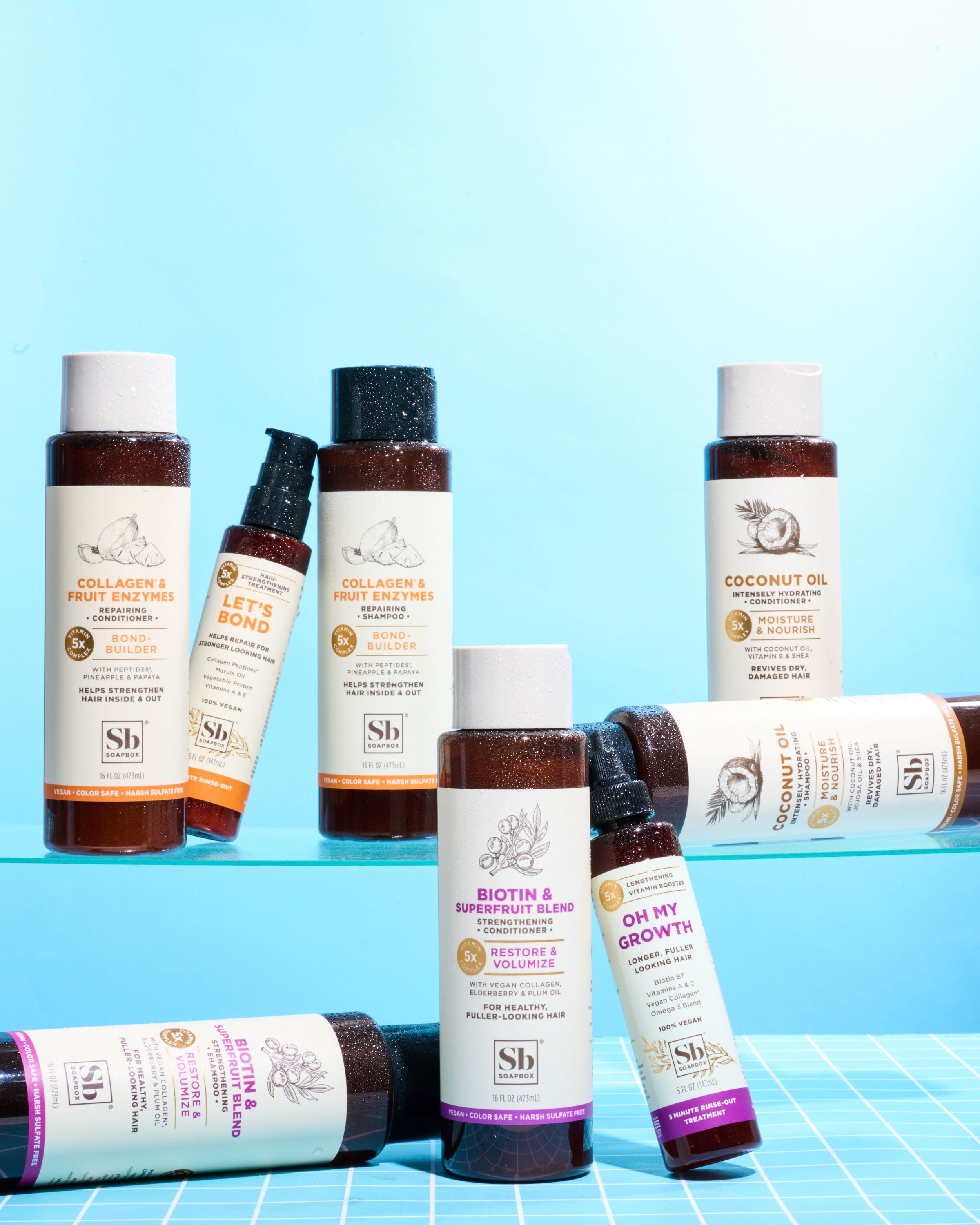 Soapbox Hair Repairing Conditioner with Collagen and Fruit Enzymes, 16 ...