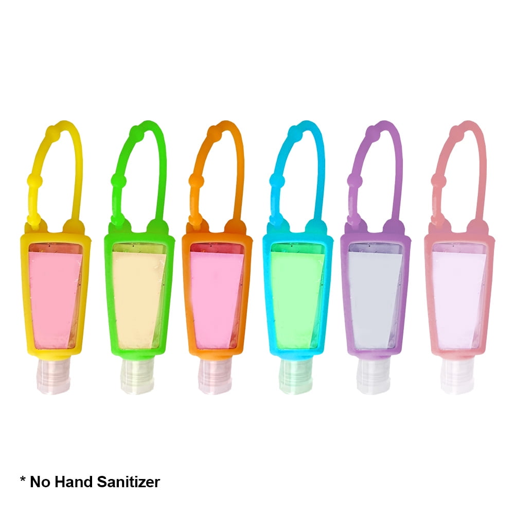 Silicone Hand Sanitizer Bottle Cover Soap Bottle Protective Cover Leak ...