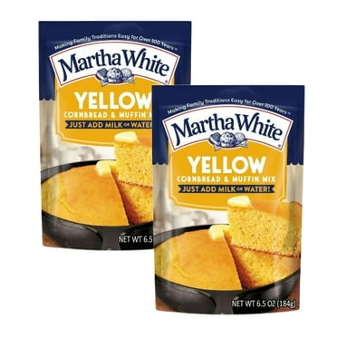 Martha White Gladiola Yellow Cornmeal Cornbread Mix, 6 Oz Pouch ...