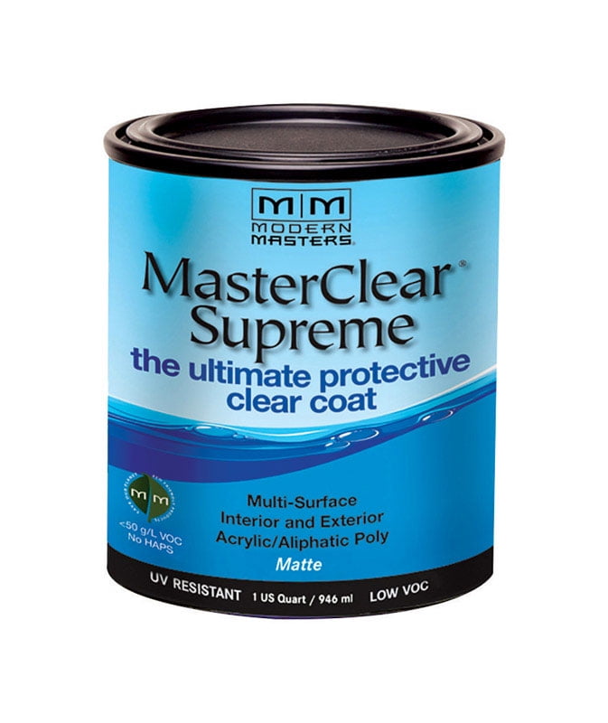 Modern Masters MasterClear Supreme Matte Clear Water-Based Protective ...