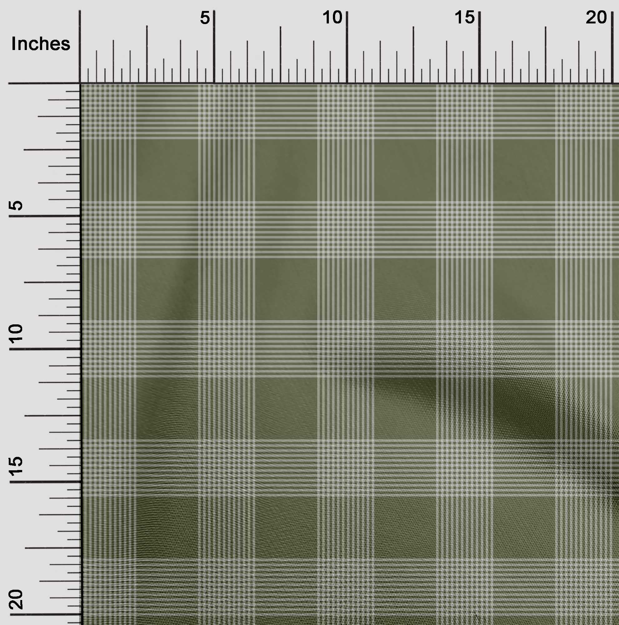oneOone Silk Tabby Olive Green Fabric Gingham Check Quilting Supplies ...