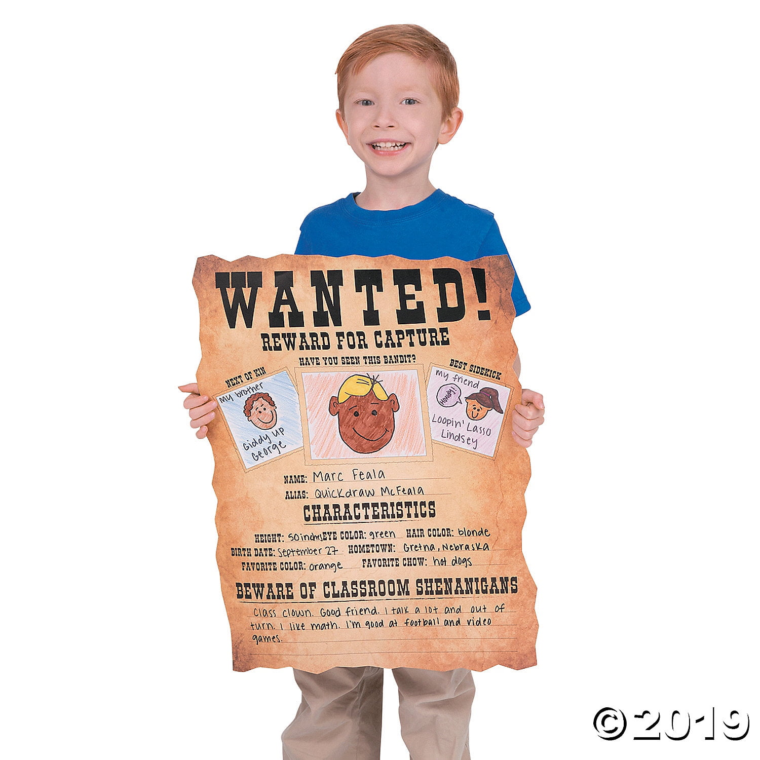 Wanted Poster For Kids