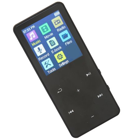 MP3 Player, BT5.0 Music Player With 1.8in Touch Screen, Build In 3.5mm ...