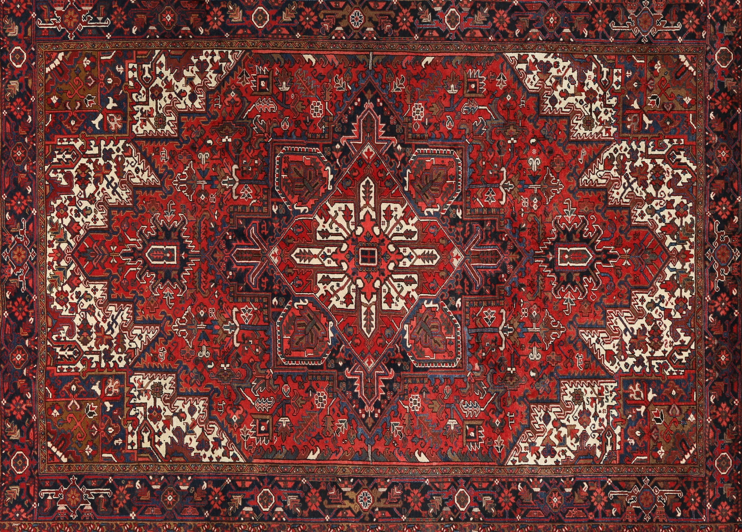 Ahgly Company Indoor Rectangle Traditional Chestnut Brown Persian Area ...