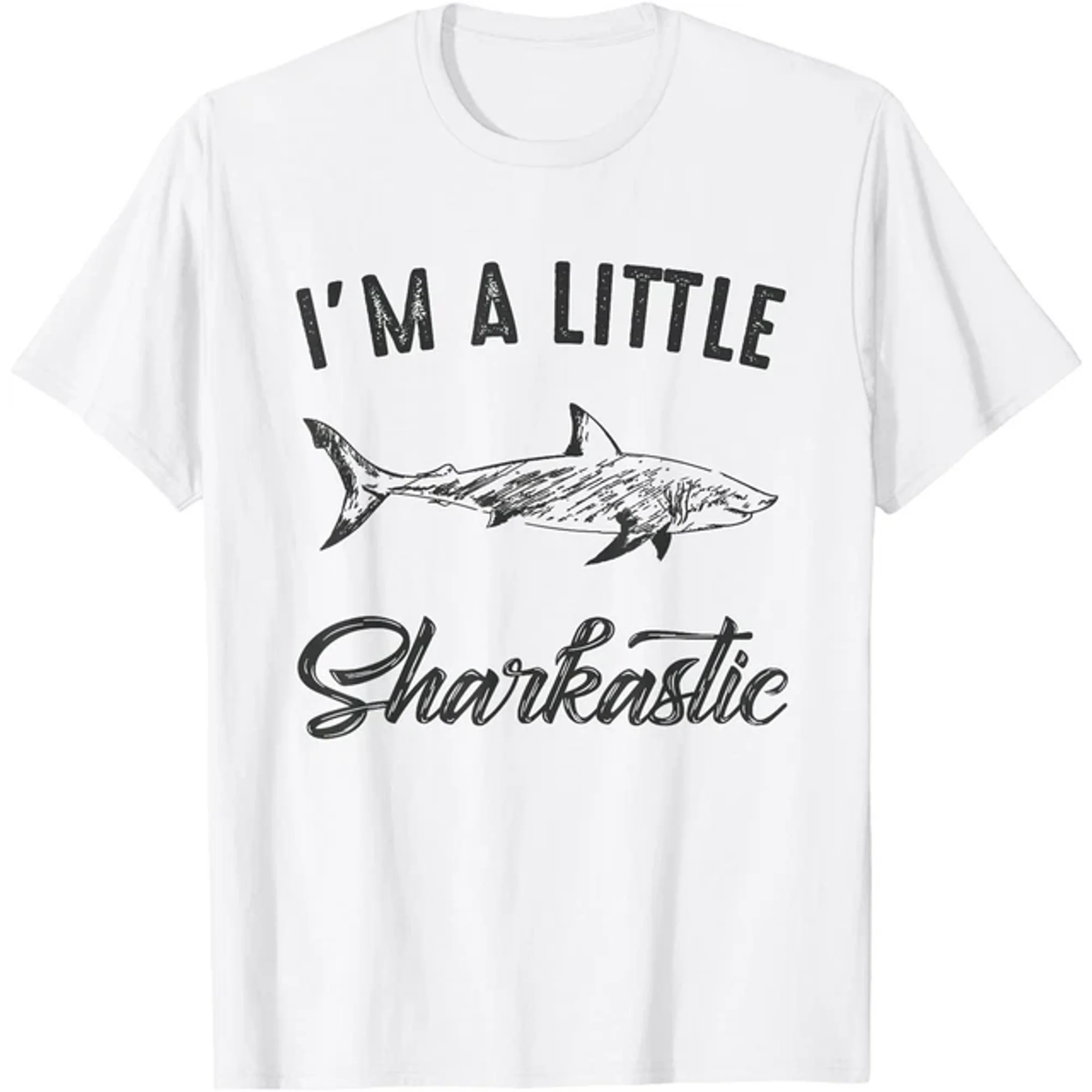 Click here for Alvord Im A Little Sharkastic Funny Shark T-Shirt... prices