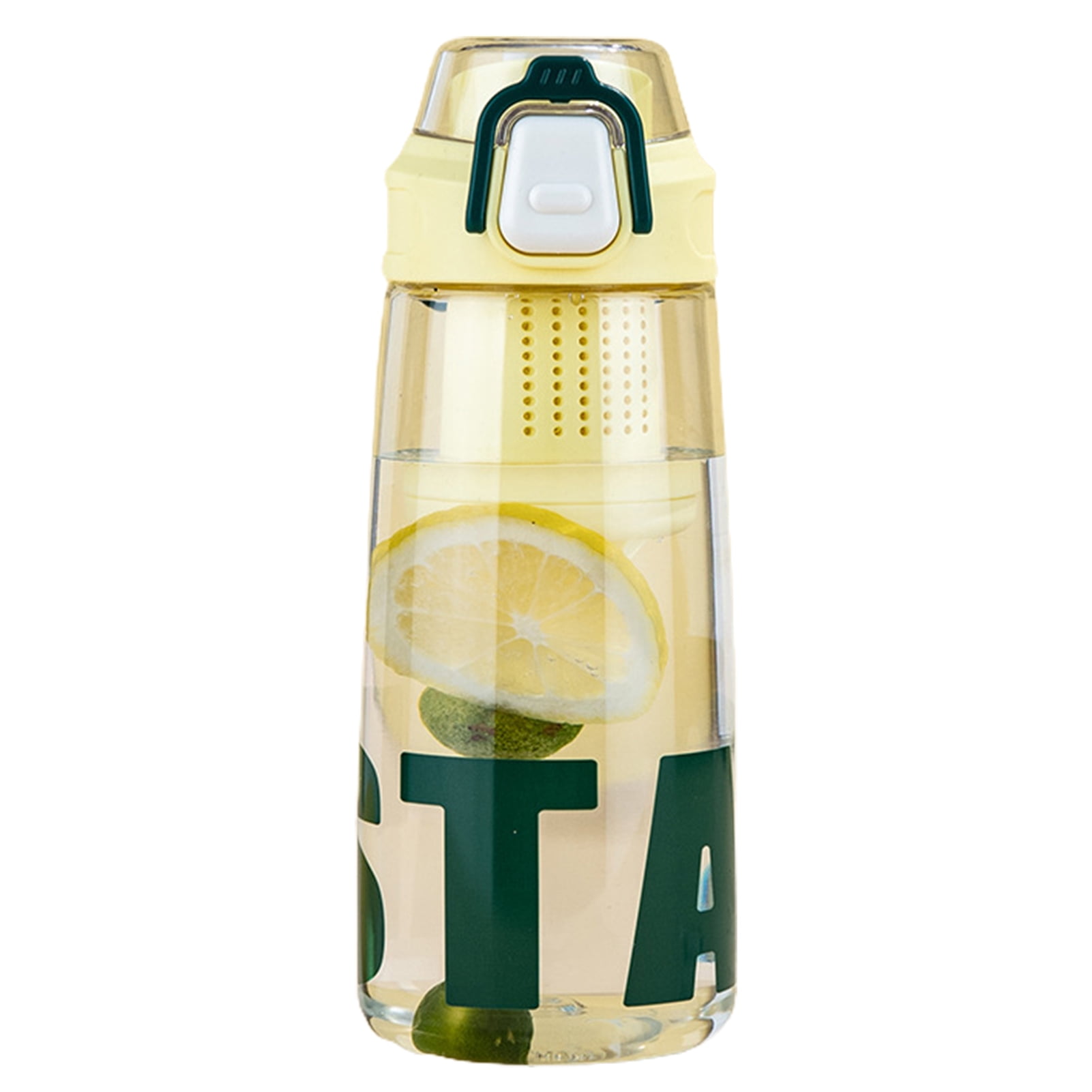 FaLX Cute Appearance Water Bottle with Folding Handle - 620ML, Built-in ...
