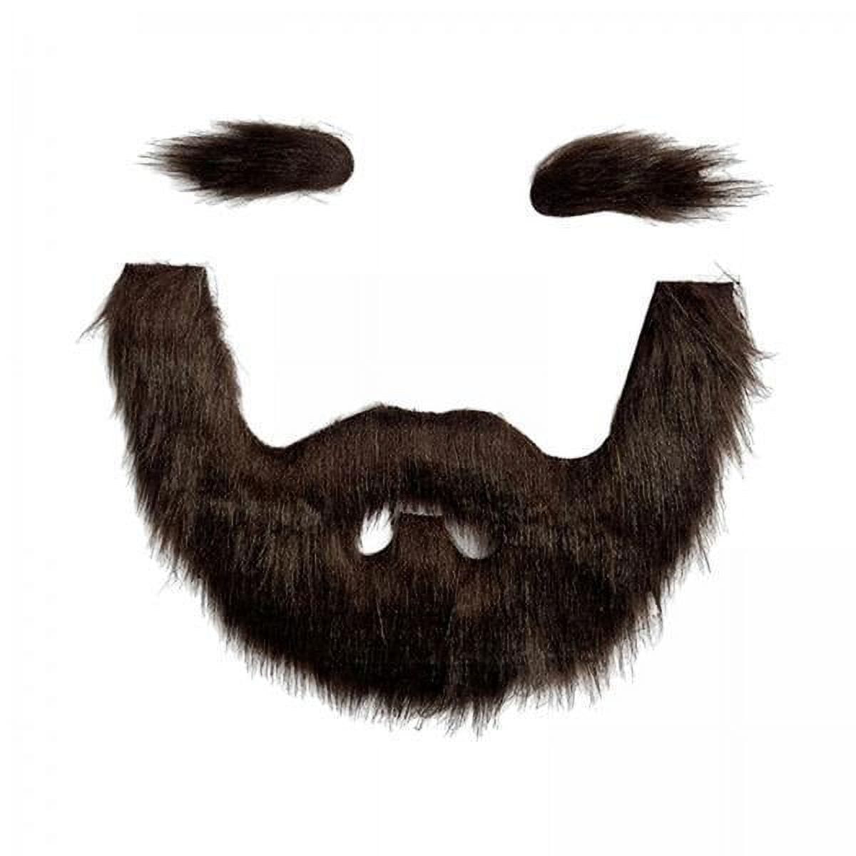 Juego De 4 Cejas Y Barba Postizas, Bigote Para Disfraz, Cosplay, Marrón ...