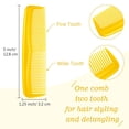 12 Pieces Hair Combs Set Pocket Plastic Fine Tooth Dressing Comb for ...