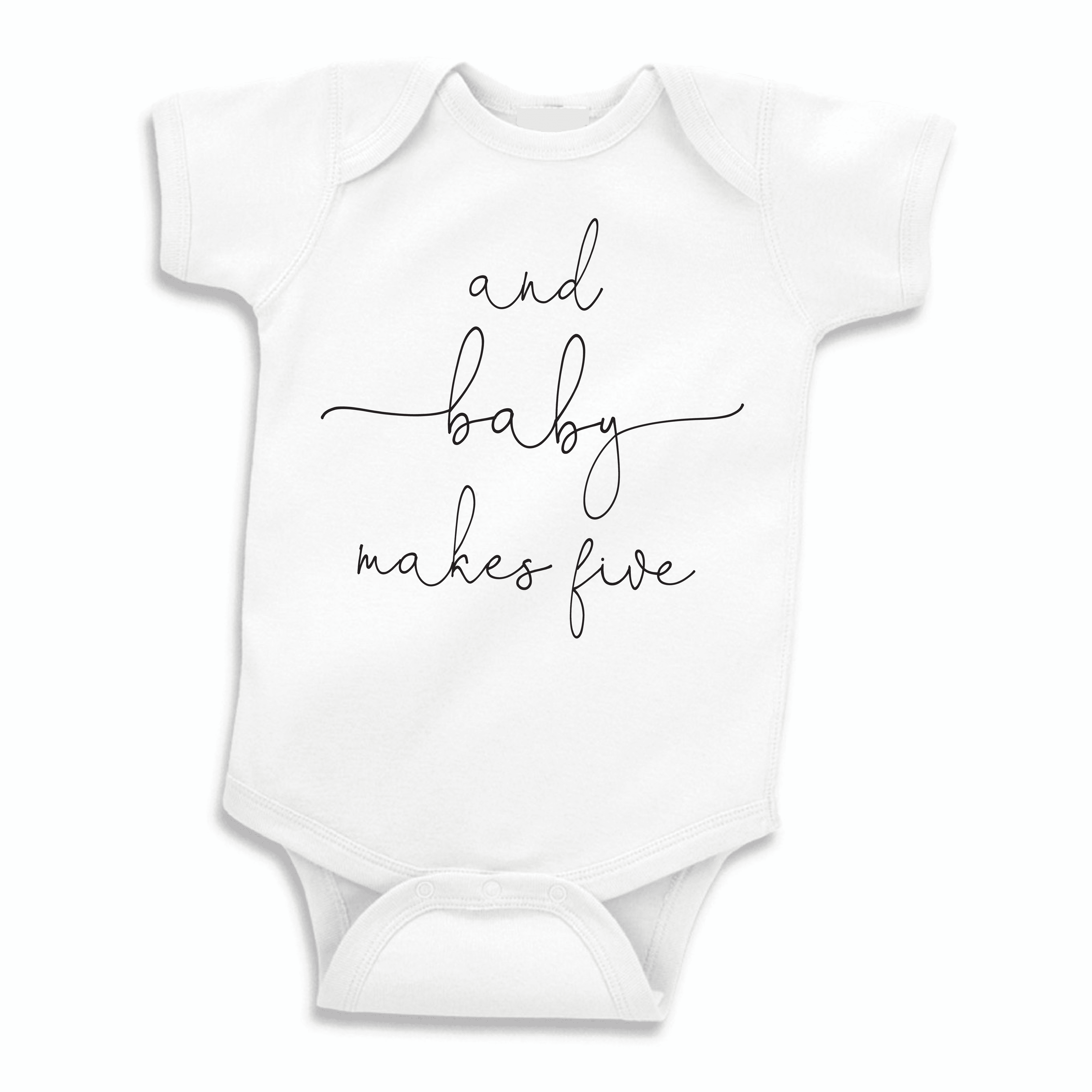 Bump and Beyond Designs Baby Makes Five Pregnancy Announcement ...