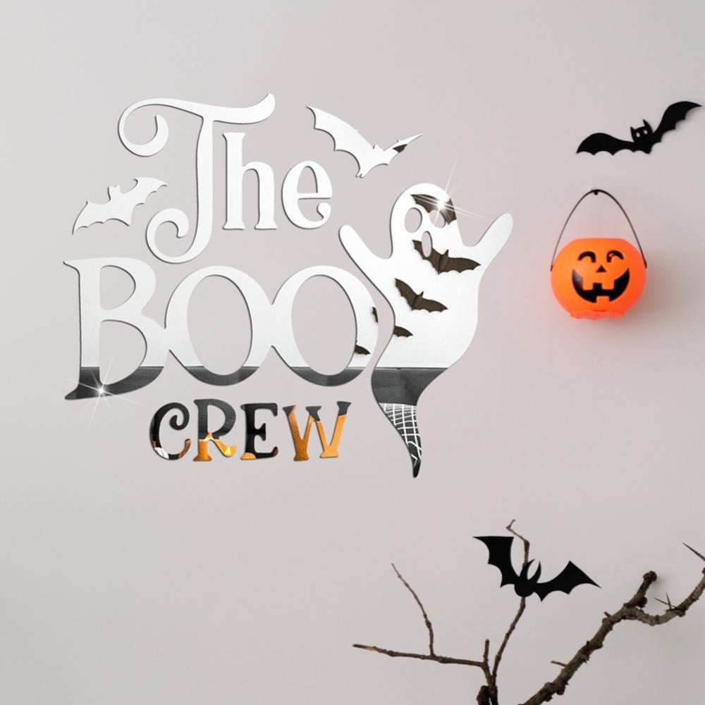 Halloween Ghost Bat Decal Sticker Wall Decor Pumpkin Spider Witch Bat ...