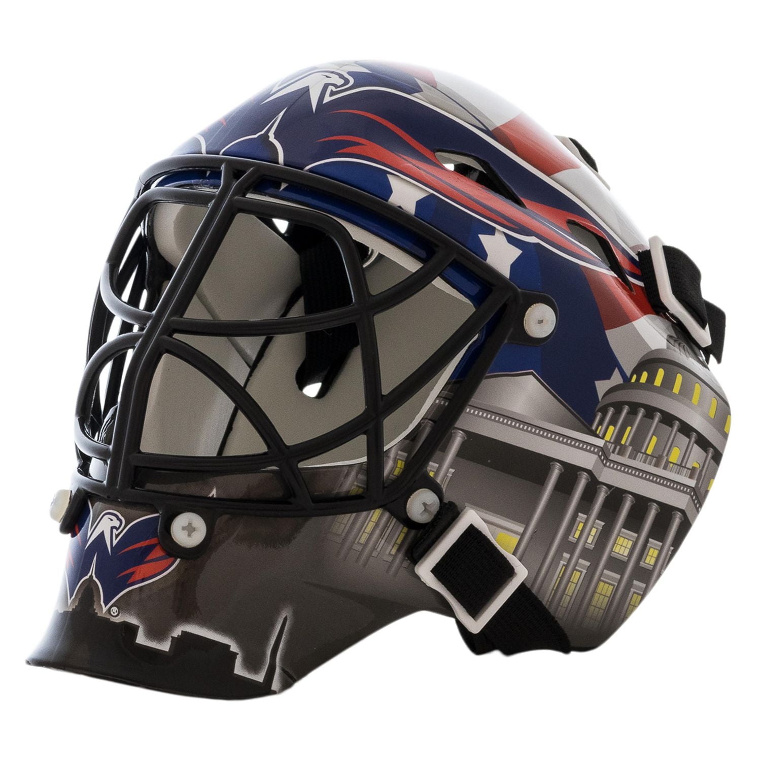 Click here for Franklin Sports Capitals Nhl Team Logo Mini Hockey... prices
